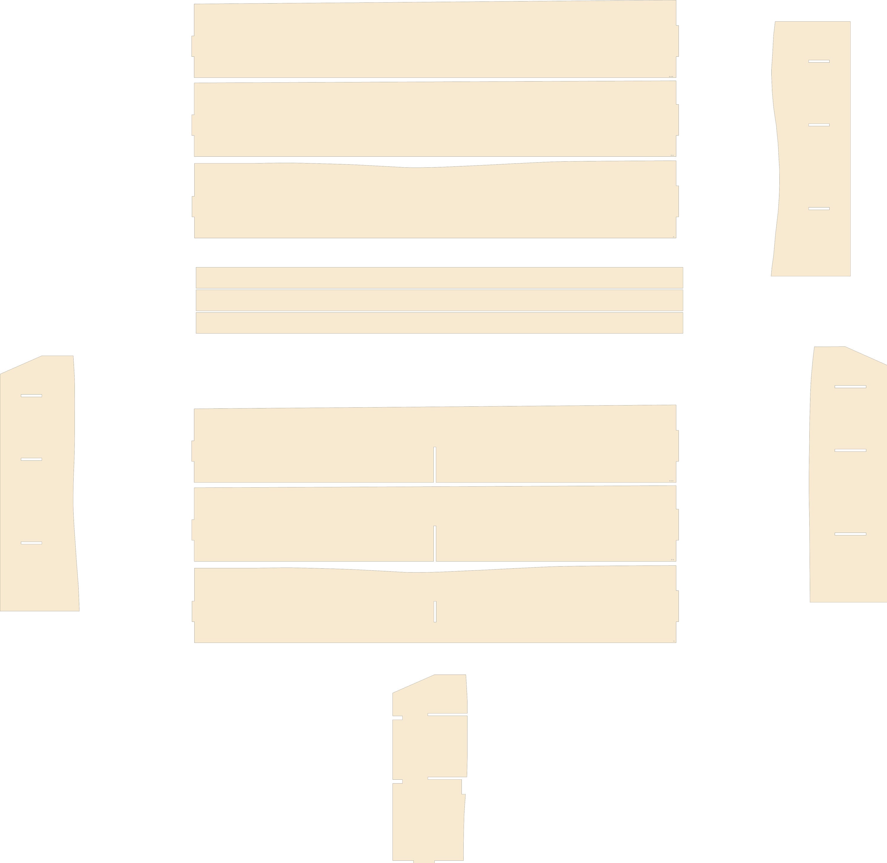 Vauxhall Vivaro LWB Shelving Dxf File, Dxf Files, Cnc Ready to Cut, Van ...