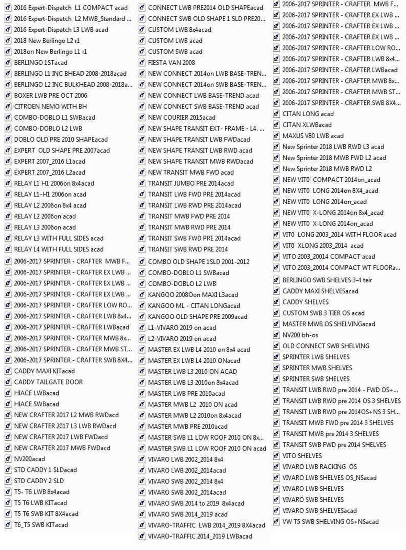 Ply Lining Templates DXF Files, Cad Files Over 110 Files Including ...