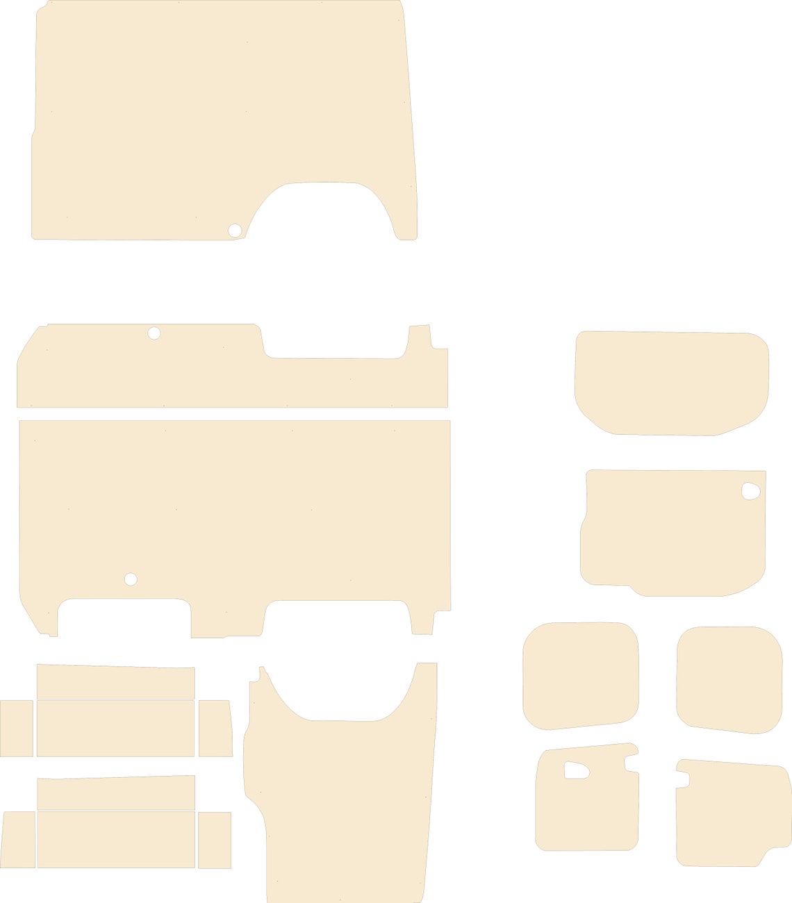 Ply Lining Templates DXF Files Cad Files Over 110 Files - Etsy Canada