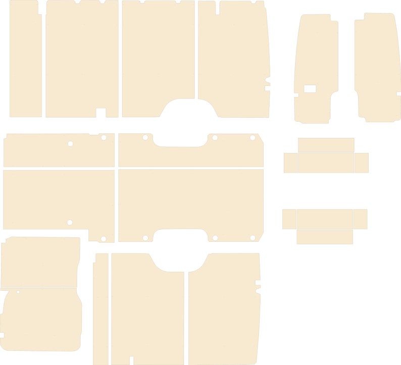 Ply Lining Templates DXF Files, Cad Files Over 110 Files Including ...