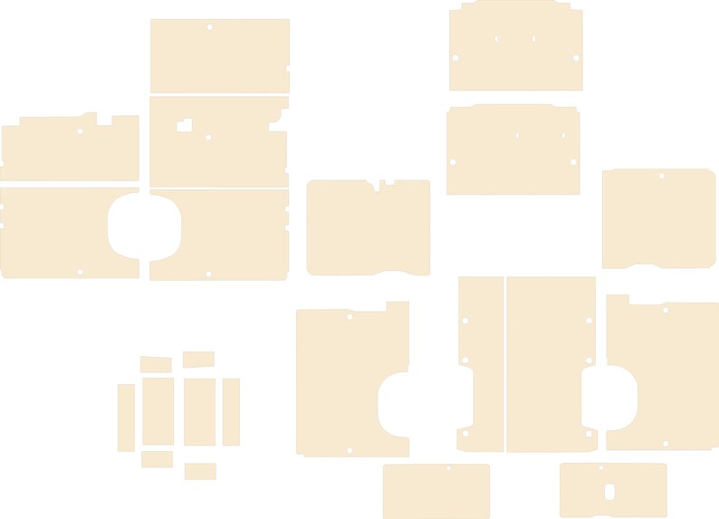 Ply Lining Templates DXF Files, Cad Files Over 110 Files Including ...