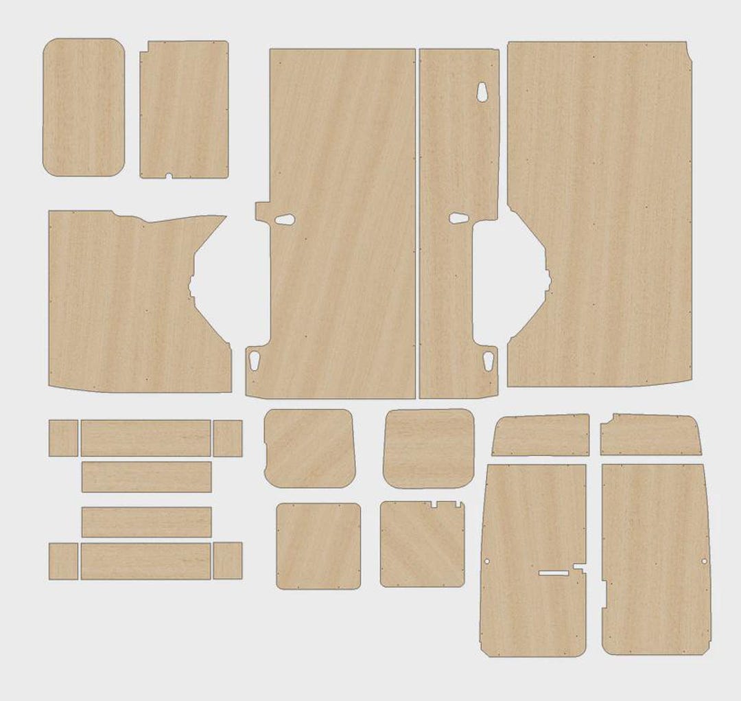 Ford Transit Swb 2000-2014 Ply Lining Kit DXF Files, CNC Ready to Cut ...