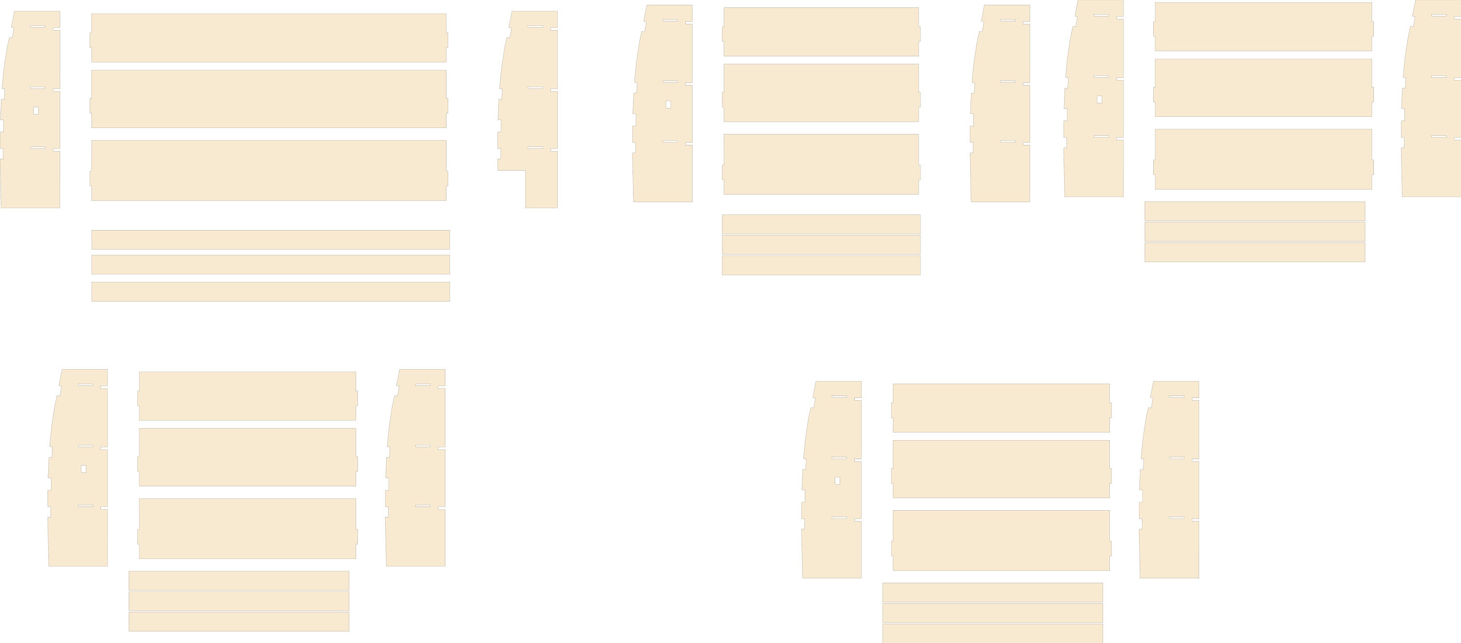 Ford Transit LWB Shelving Dxf File, Dxf Files, Cnc Ready to Cut, Van ...