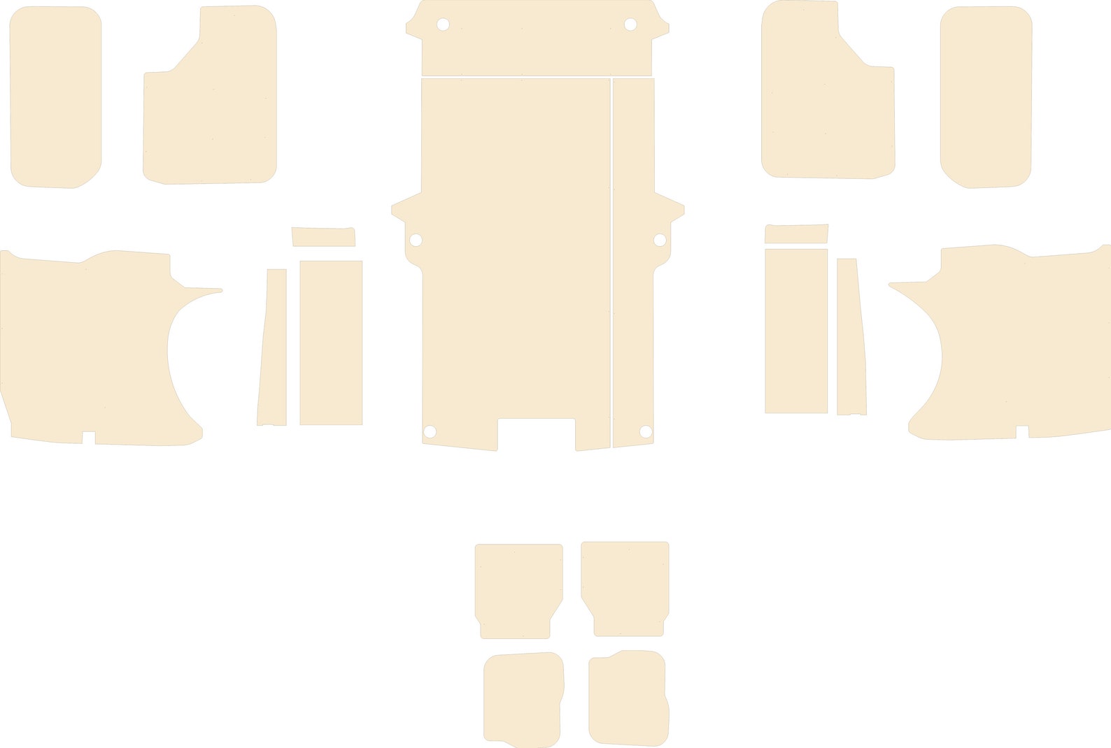 Ply Lining Templates DXF Files, Cad Files Over 110 Files Including ...