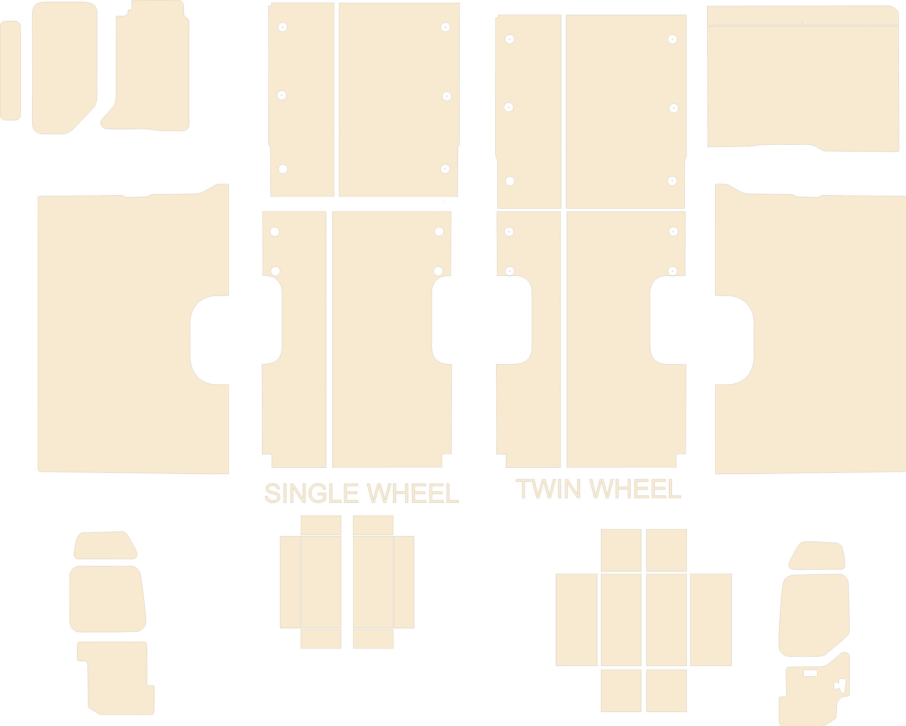 Ply Lining Templates DXF Files, Cad Files Over 110 Files Including ...