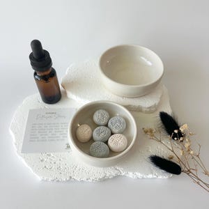 Ceramic Diffuser Stones Set of 6 | Handmade Essential Oil Diffusers | No Flame Aromatherapy ...