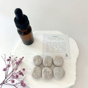 Colorful Ceramic Diffuser Stones Set: Handmade Essential Oil ...