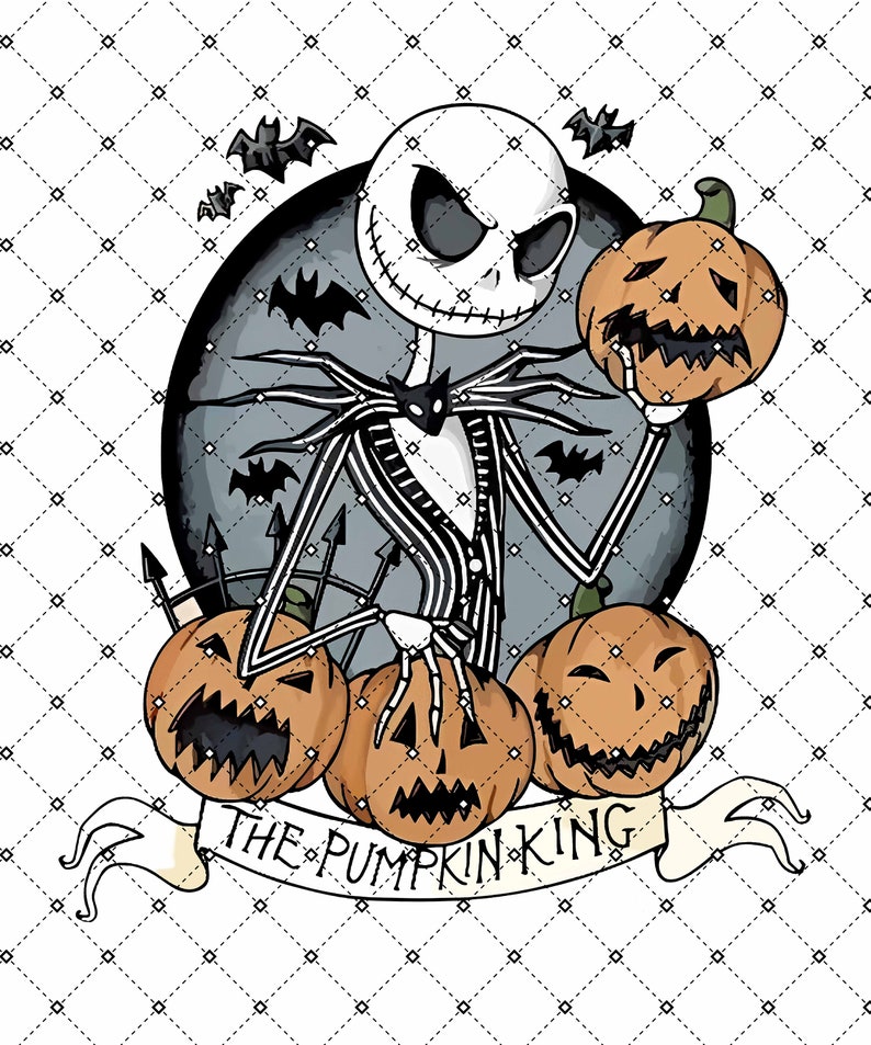 Jack Pumpkin King Nightmare Before Christmas Png Jack Holding - Etsy
