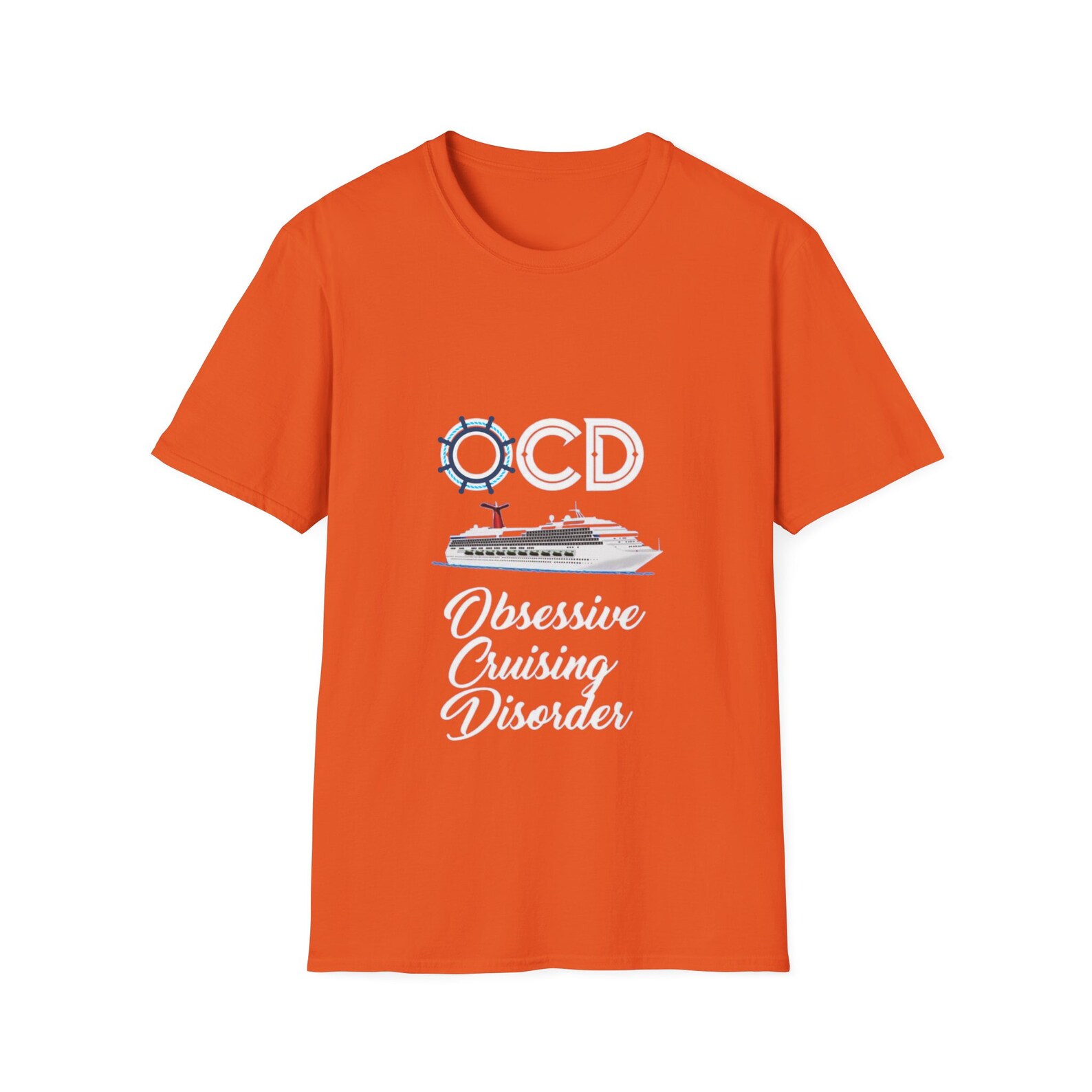 OCD Obsessive Cruise Disorder Shirt, OCD Awareness Gift, Funny Cruise ...