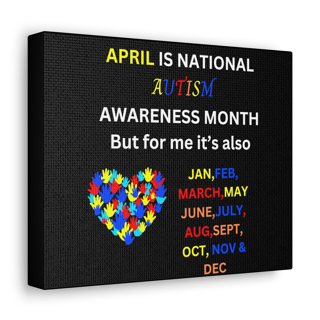 Canvas Gallery Wraps,autism Seeing the World Differently Wall Decor ...