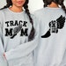 Custom Track Mom Sweatshirt,personalized Track and Field Mom Shirt ...