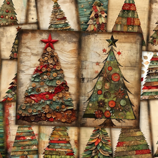 Tree Scrapbook Paper - Etsy