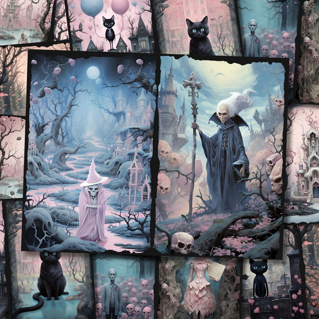 Halloween Junk Journal Pages Spooky Halloween Junk Journal Kit ...