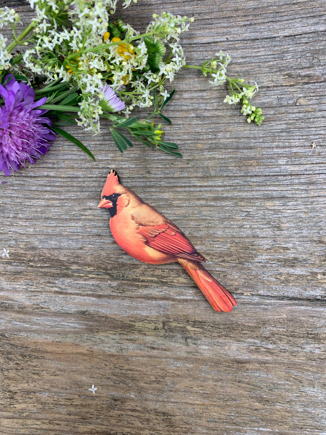 Wooden Brooch, Red Cardinal, Bird Pin, Jewelry, Gift Idea - Etsy