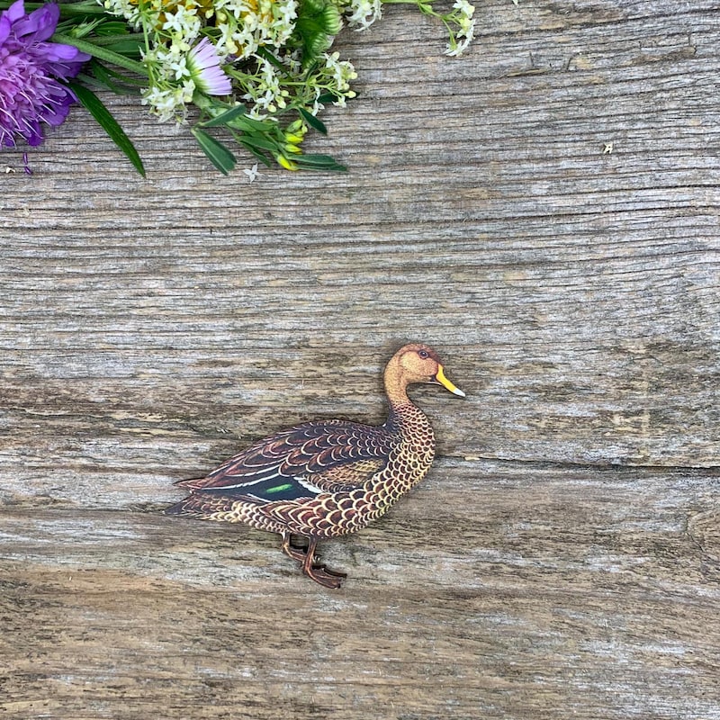 Duck Brooch - Etsy
