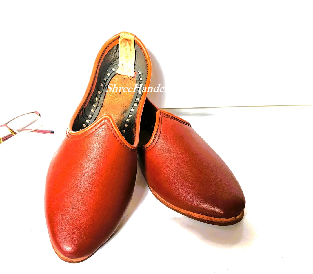 70% OFF Handmade Brown Punjabi Shoe/ Mojari/ Jutti for Men's ...