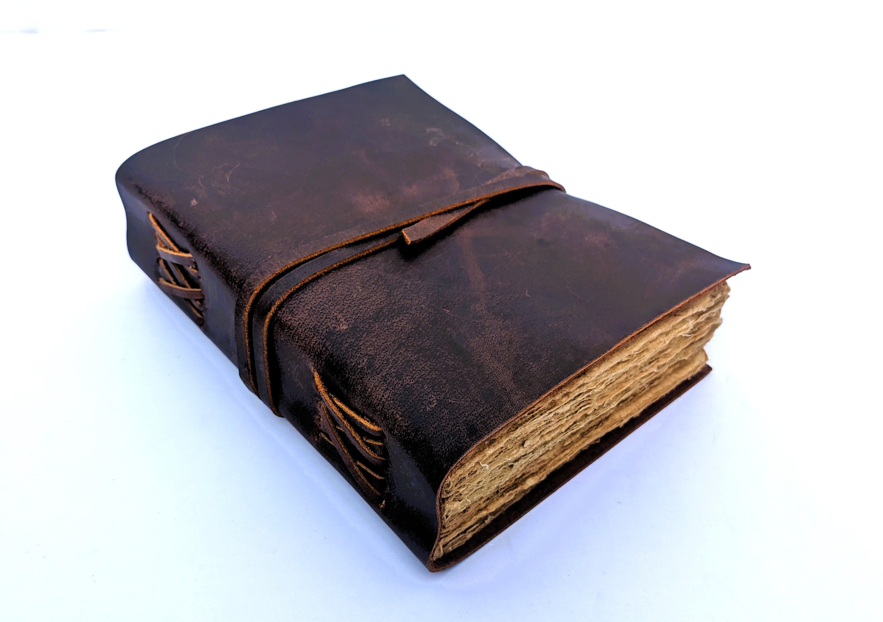 A5 Leather Journal Notebook Sketchbook Travel Journal Handmade Leather ...