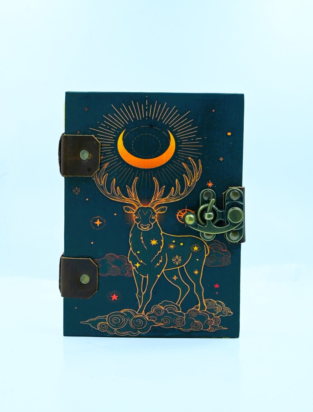 Sun and Moon Print Journal With Lock Closure ,sustainable Journal ...