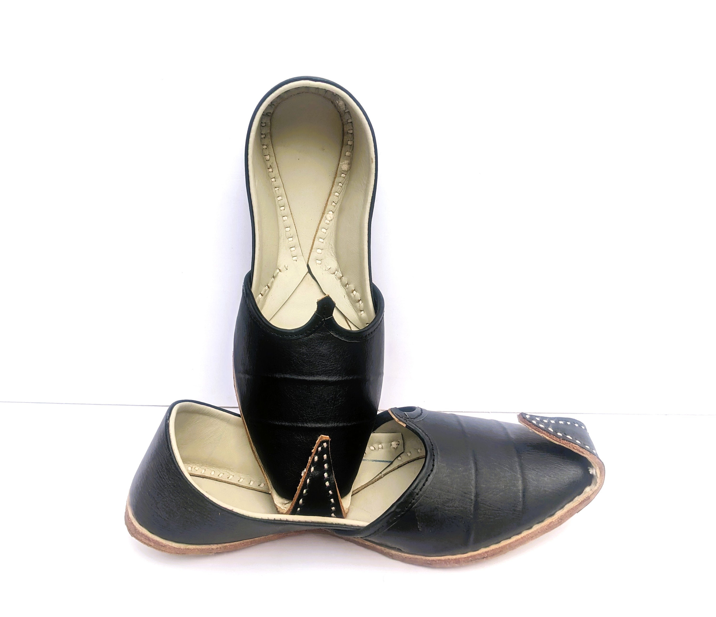 Handmade Leather Shoe for Men ,men's Jutti ,printed Design Flats ...