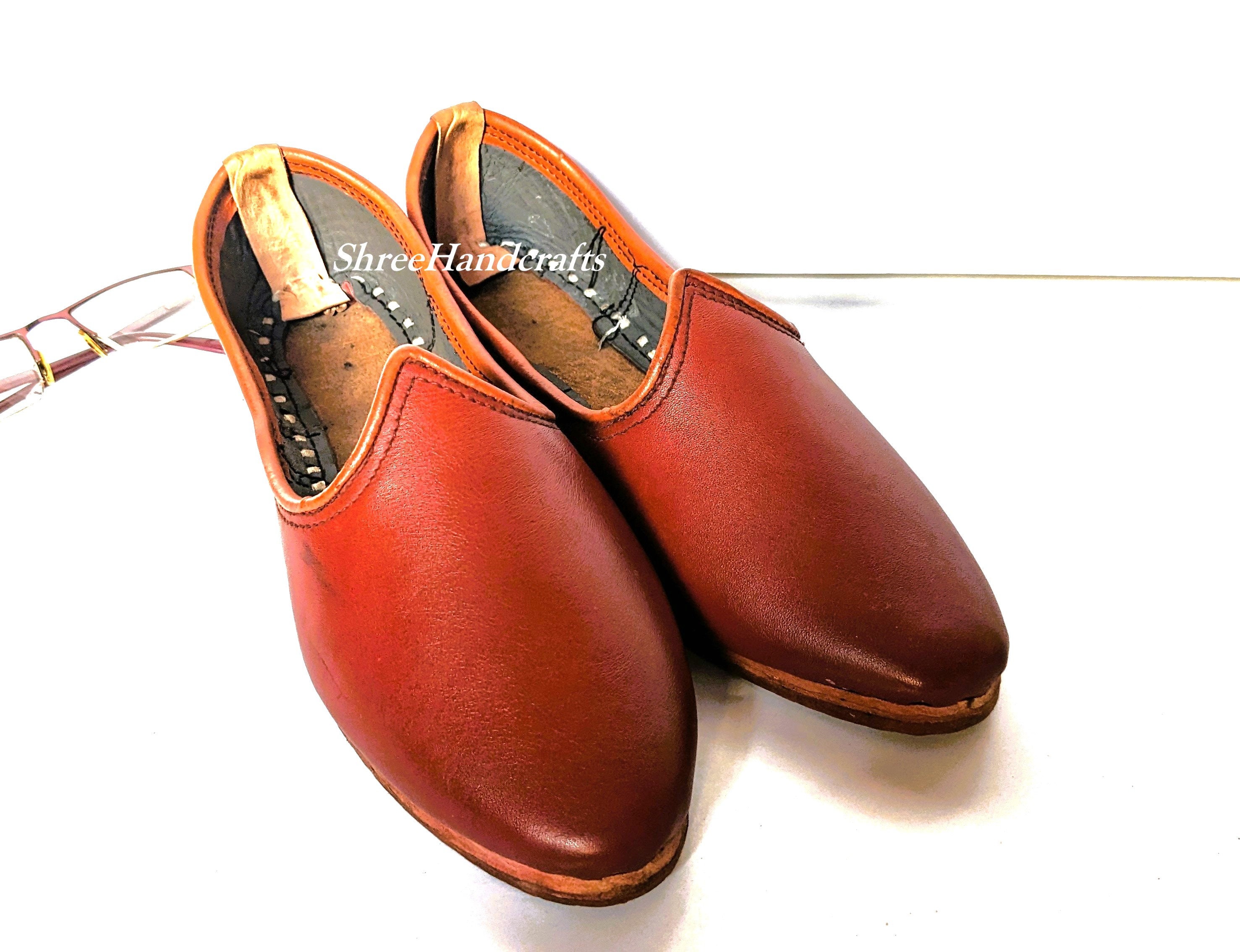 70% OFF Handmade Brown Punjabi Shoe/ Mojari/ Jutti for Men's ...