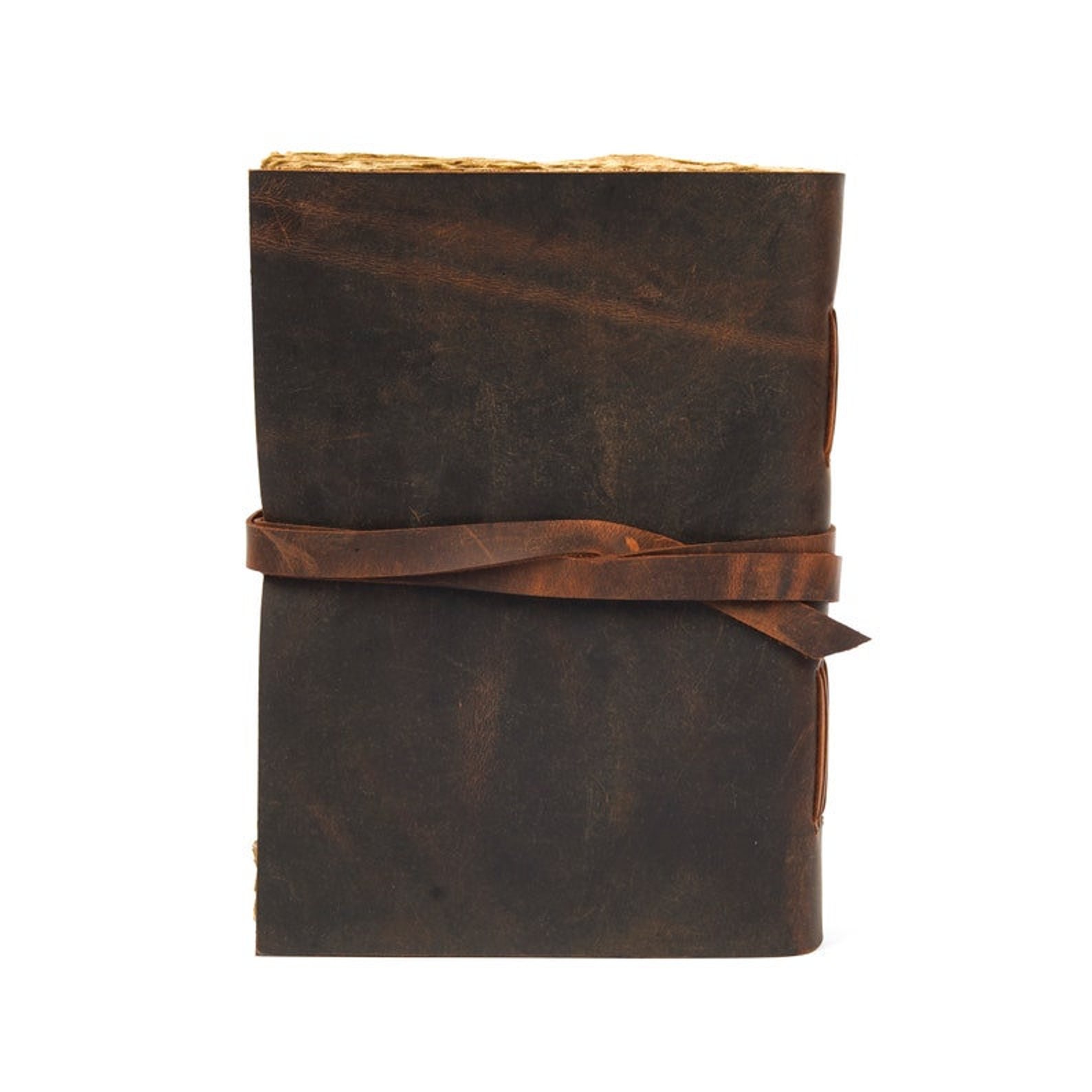 A5 Leather Journal Notebook Sketchbook Travel Journal Handmade Leather ...