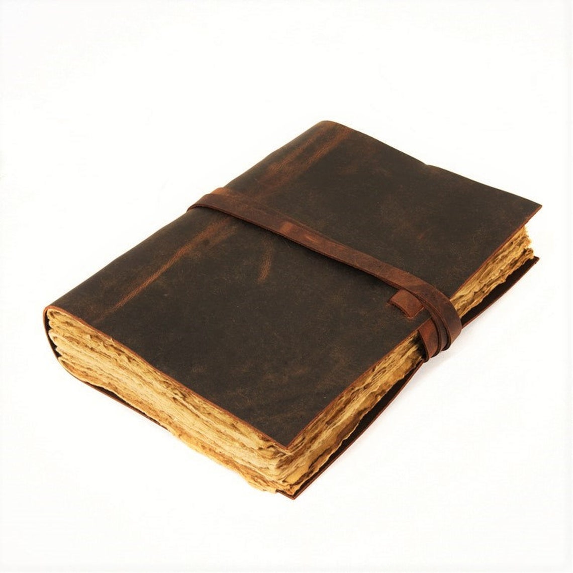 A5 Leather Journal Notebook Sketchbook Travel Journal Handmade Leather ...