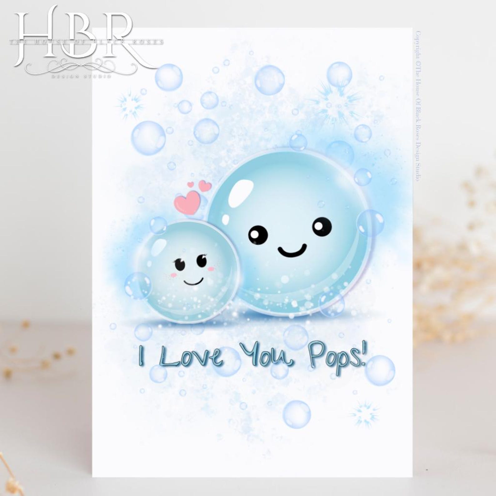DIGITAL DOWNLOAD I Love You Pops Greeting Card Versatile Dad Birthday ...