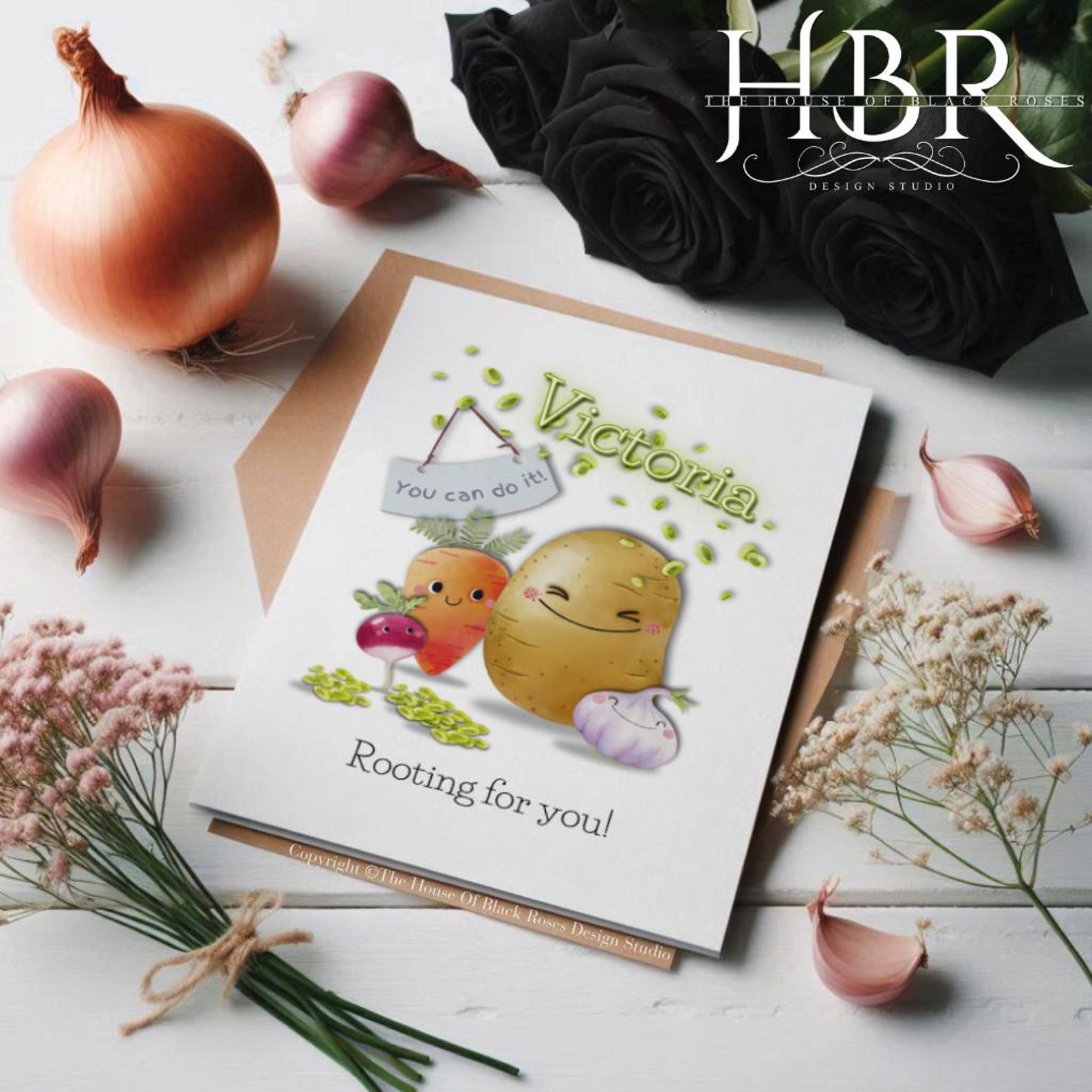 Personalised Cute Encouragement Rooting for You Greeting Card Good Luck ...