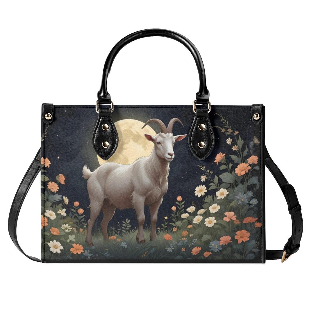Goat Bag Crossbody Purse Cute Handbags Shoulder Bag Vegan Leather Strap ...