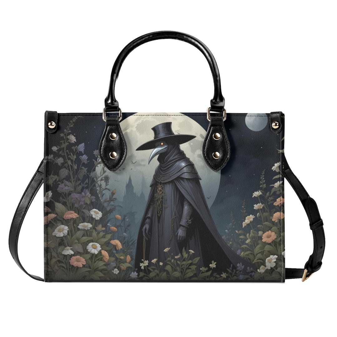 Plague Doctor Bag Crossbody Purse Cute Handbags Shoulder Bag Vegan ...