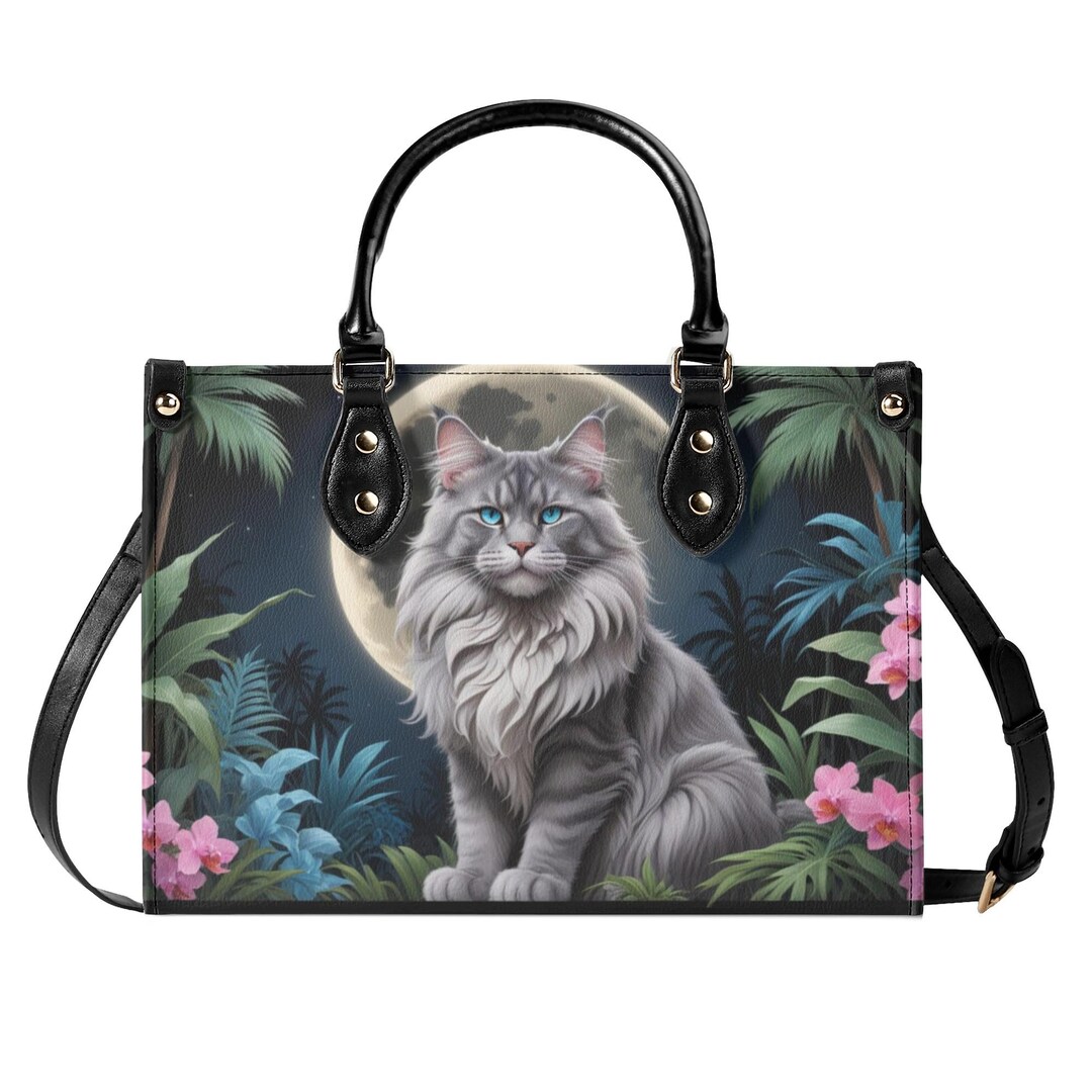 Maine Coon Cat Lover Bag Crossbody Purse Cute Handbags Shoulder Bag ...