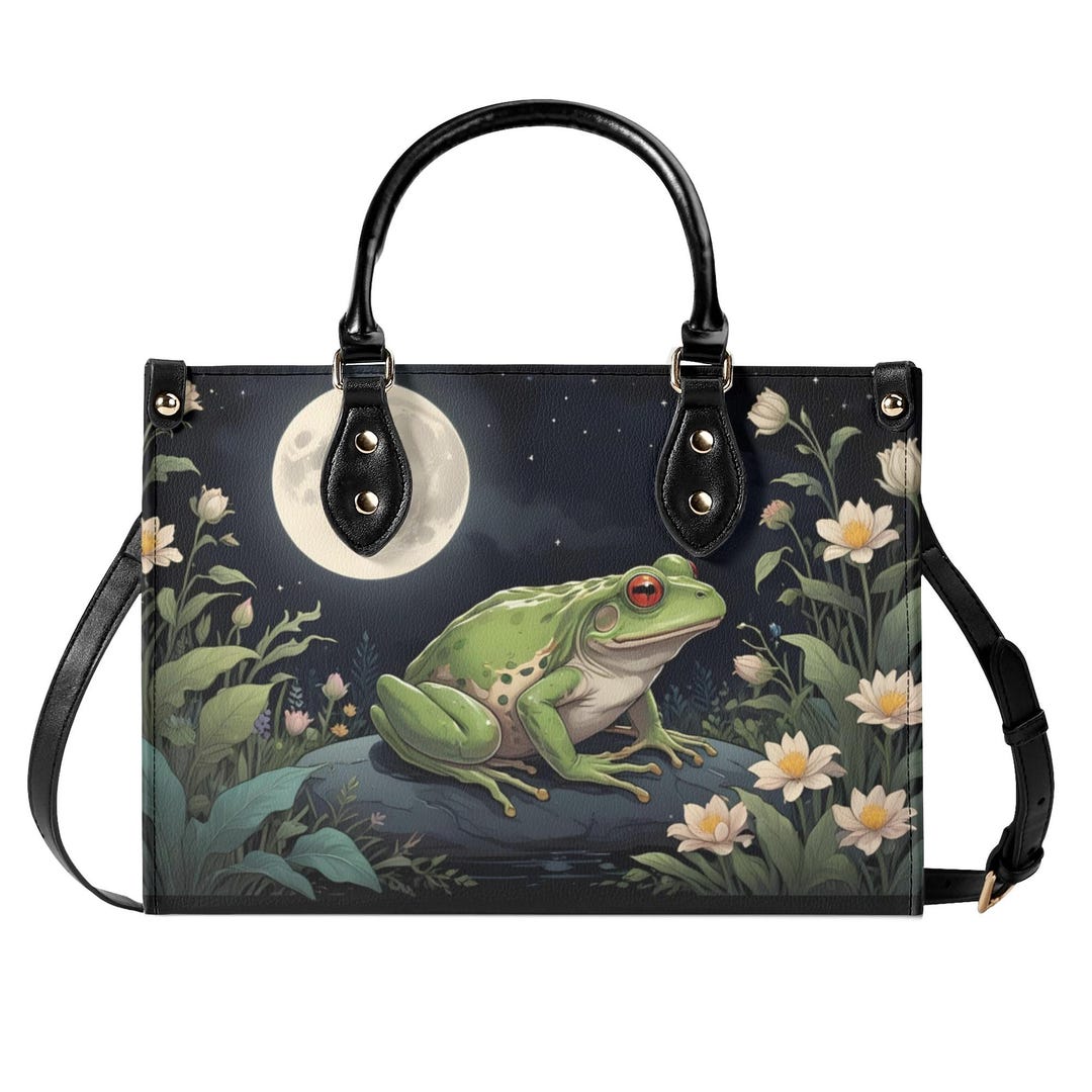 Frog Bag Crossbody Purse Cute Handbags Shoulder Bag Vegan Leather Strap ...