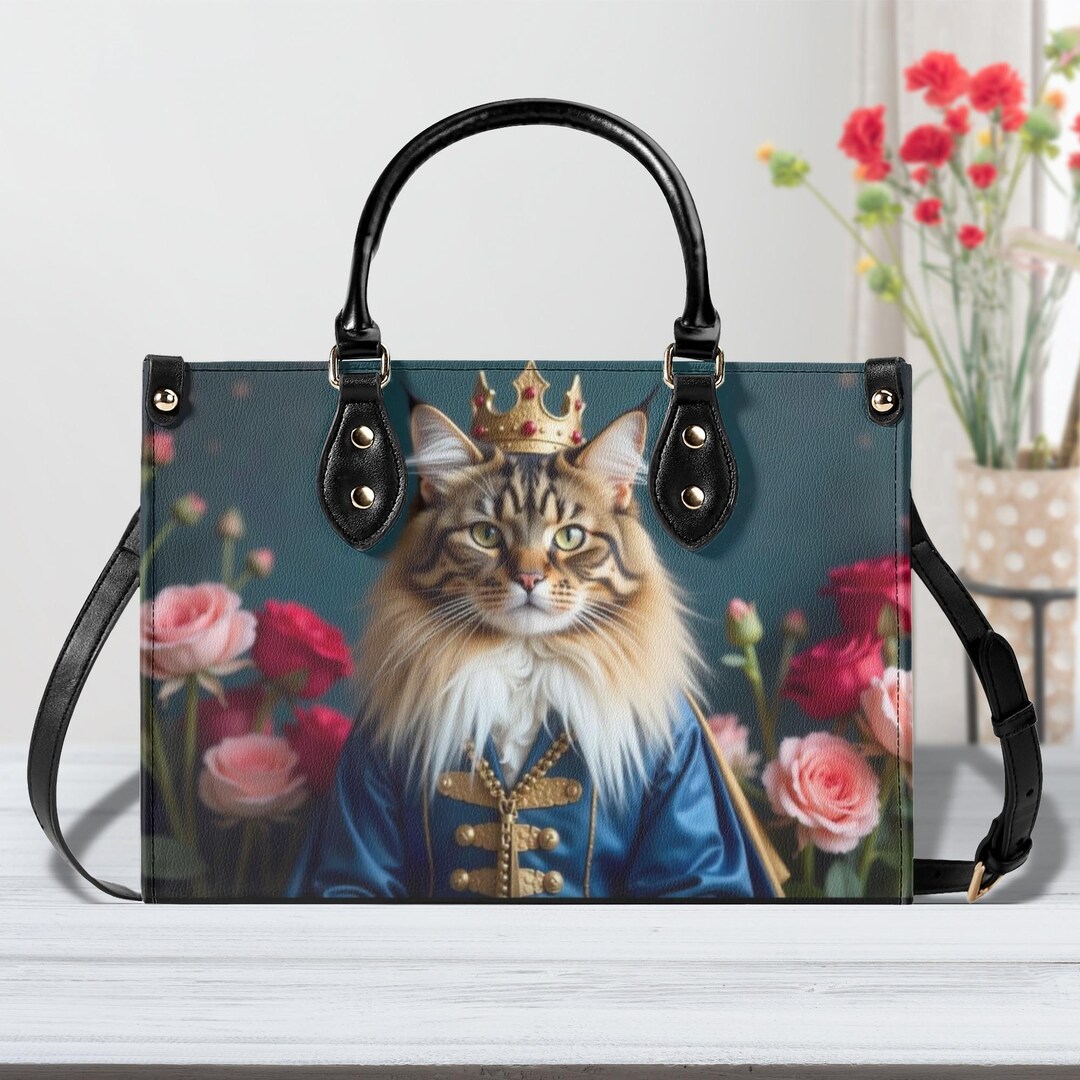 Maine Coon Cat Lover Bag Crossbody Purse Cute Handbags Shoulder Bag ...
