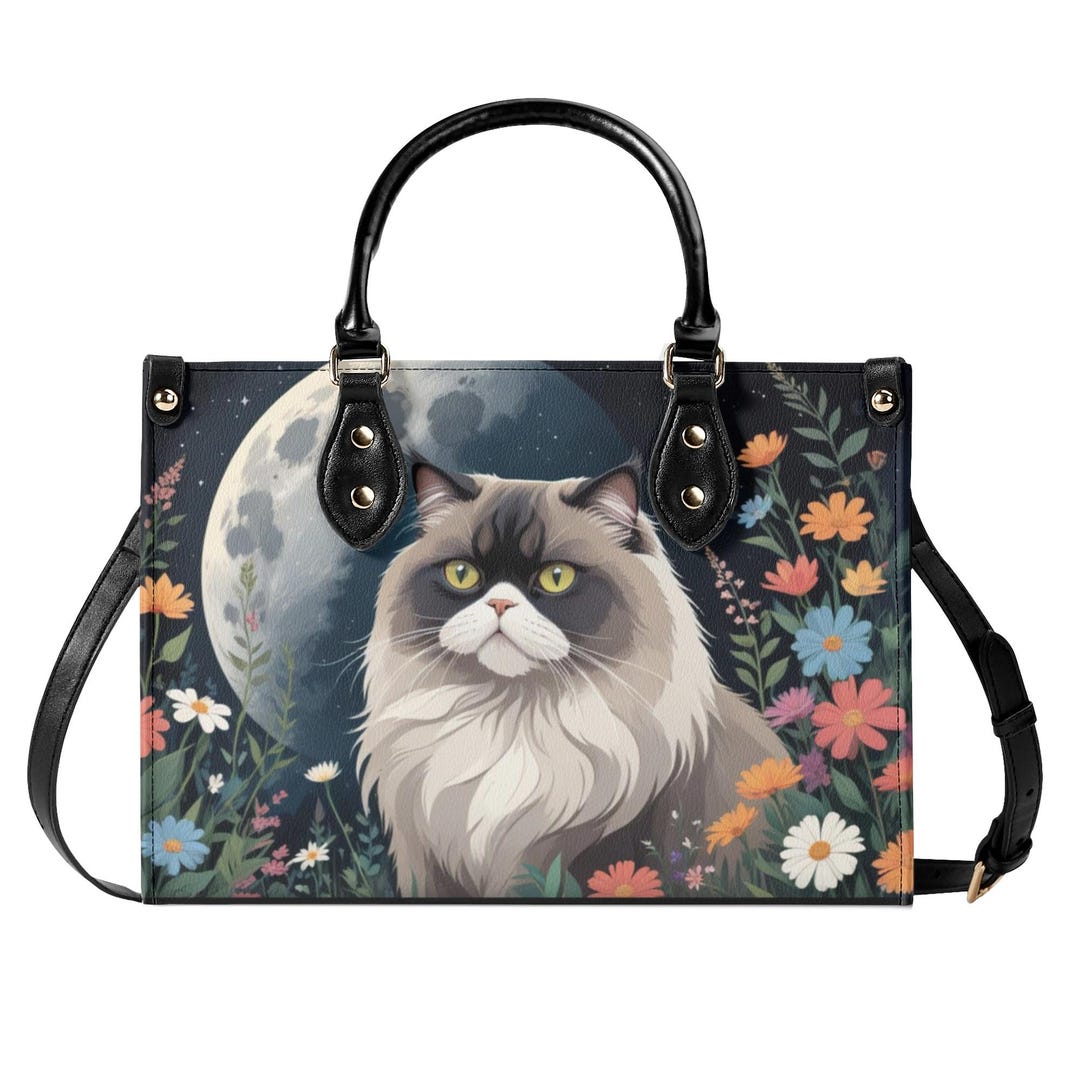 Himalayan Cat Lover Bag Crossbody Purse Cute Handbags Shoulder Bag ...