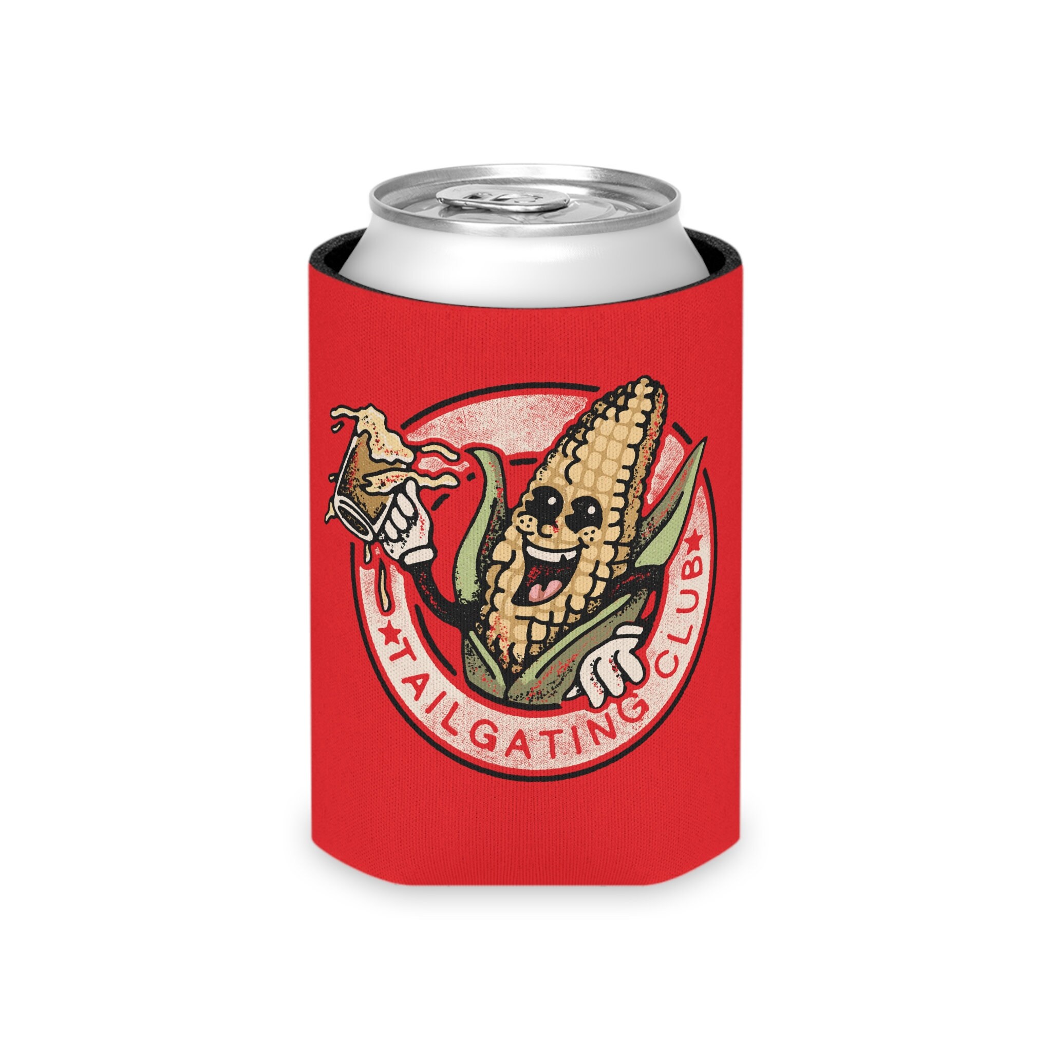 Vintage Retro Corn Tailgating Game Day Can Koozie - Etsy
