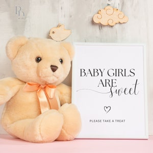 Minimalist Dessert Sign | Baby Shower Sign | Babies Are Sweet | Bar ...