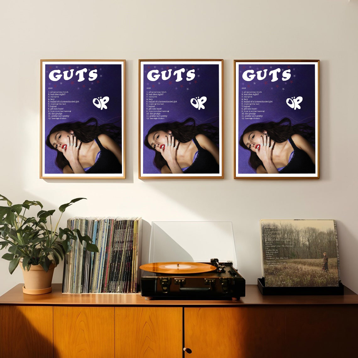 GUTS Olivia Rodrigo Album Print Satin Poster | Album Poster | Music ...