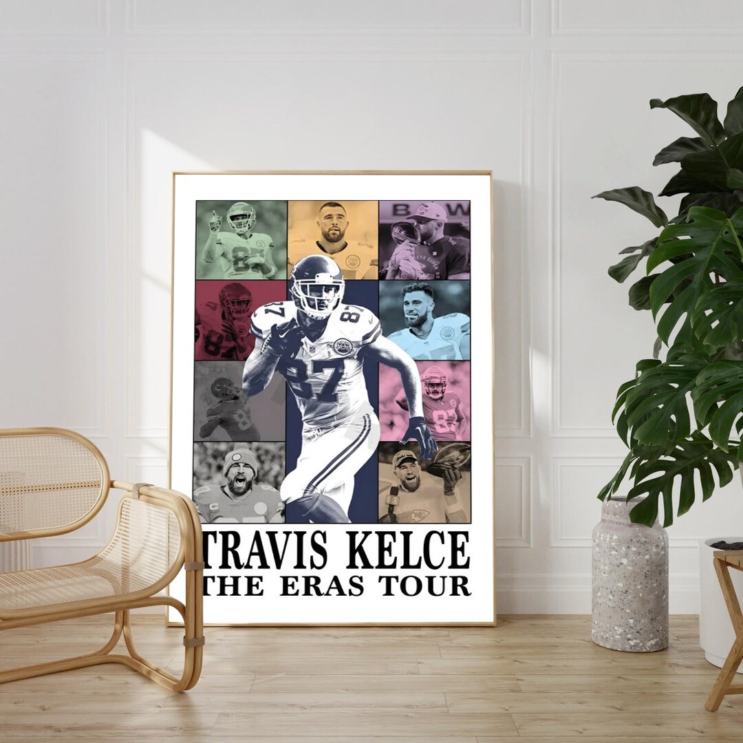 Travis Kelce Print Eras Tour Poster Unframed Travis Kelce - Etsy