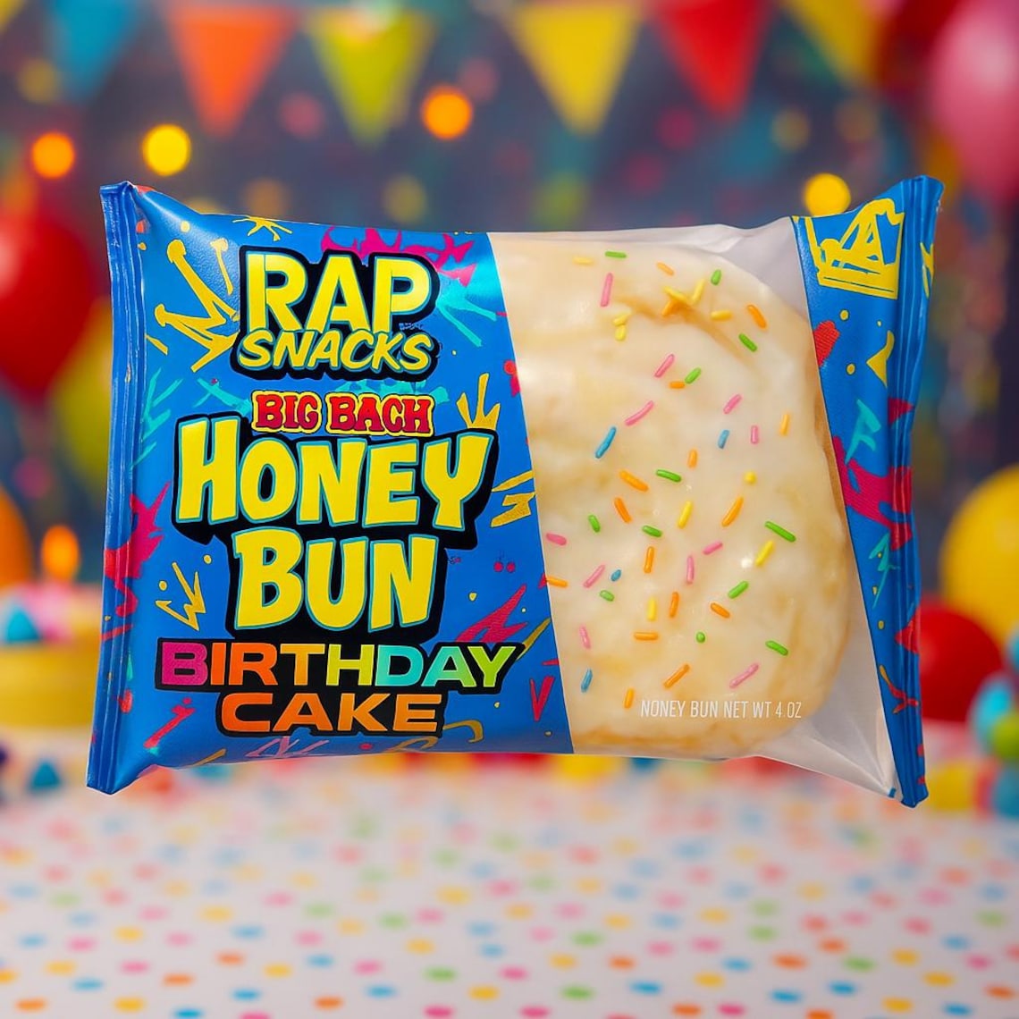 Jumbo Big Back Honey Buns Rap Snacks Iced, Glazed, Strawberry, Lemon ...