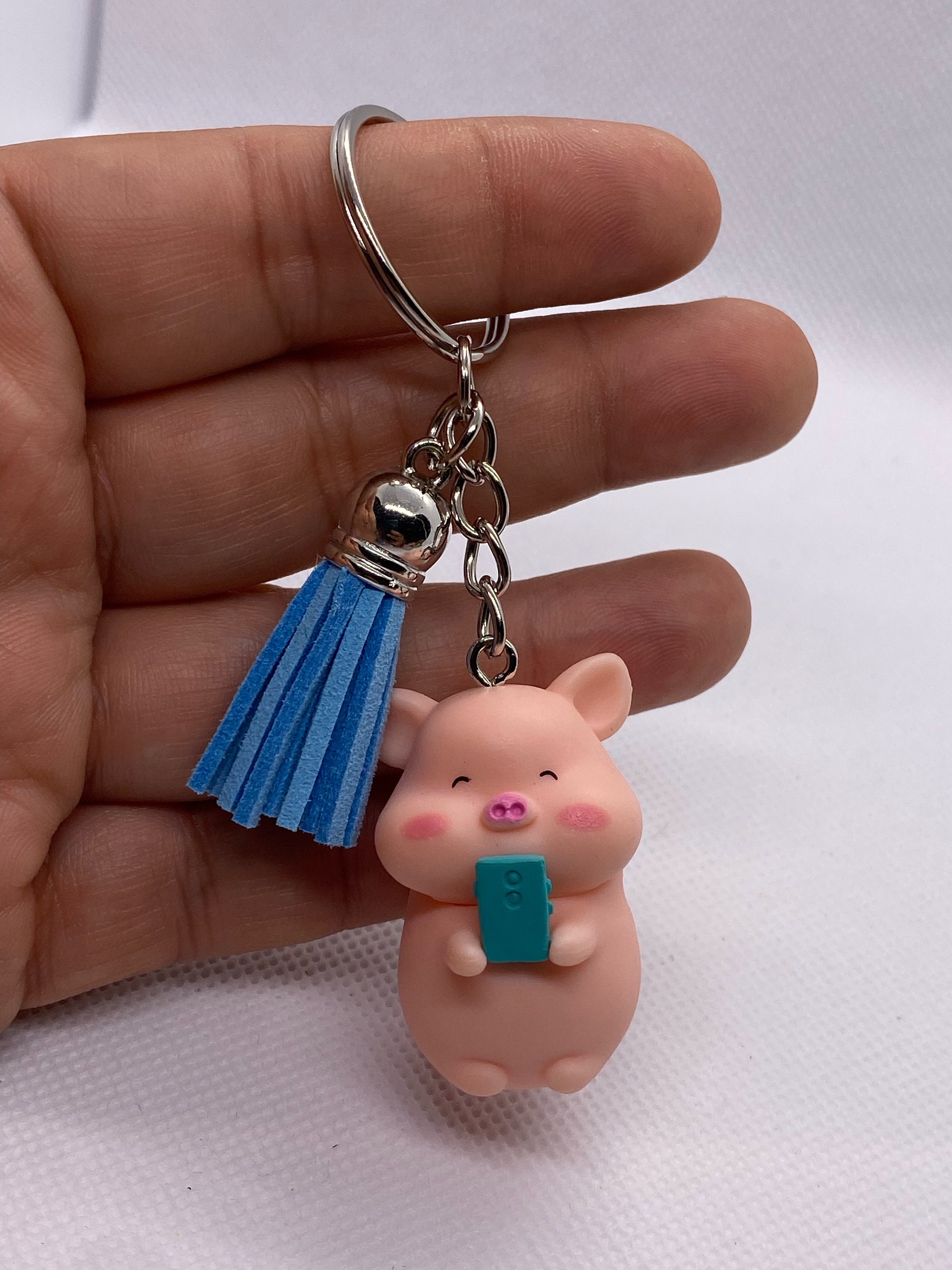 Cute Keychains, Piggys, Cat, Mouse, Cow - Etsy