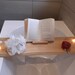 Oak Bath Caddy, Bath Caddy, Bath Tray, Bathroom Accessories, Bathroom ...