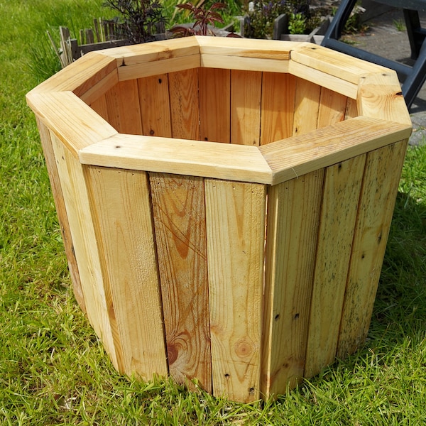 Rustic Planter - Etsy