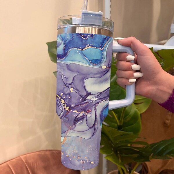 Marble Stanley Tumbler - Etsy