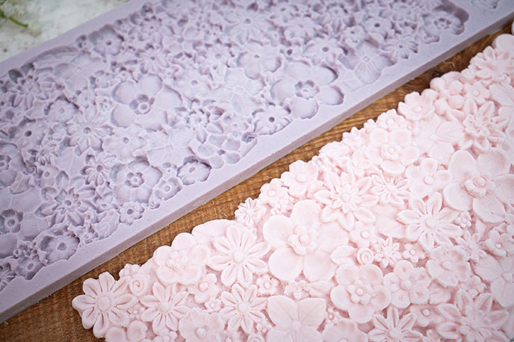 Sugar Flower Border Silicone Mould - Etsy