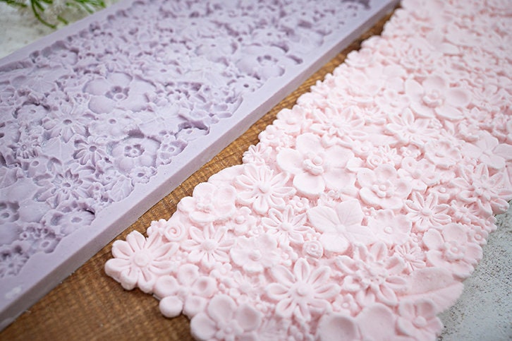 Sugar Flower Border Silicone Mould - Etsy