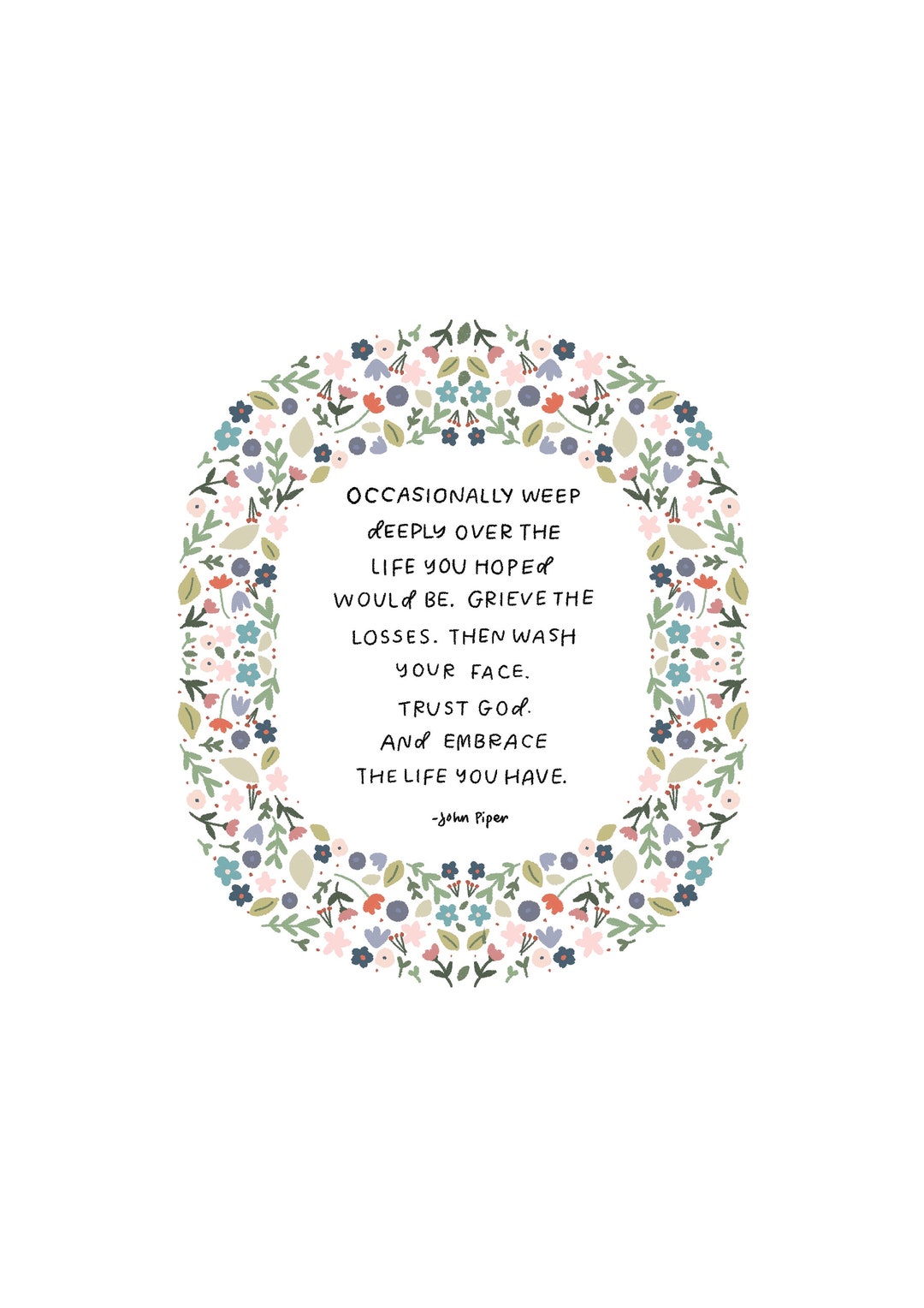 Embrace Life Quote - Etsy