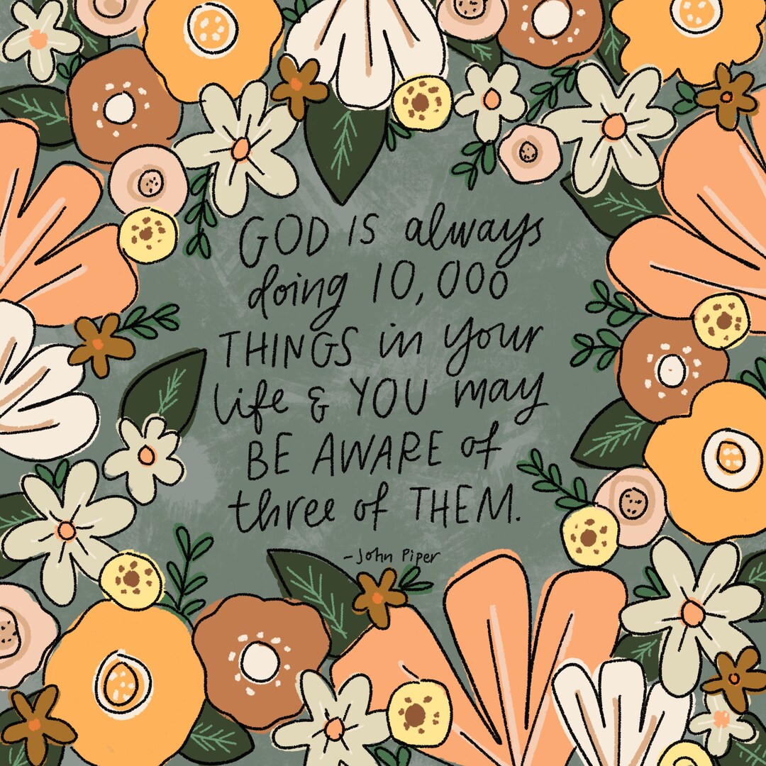 10,000 Things Print - Etsy