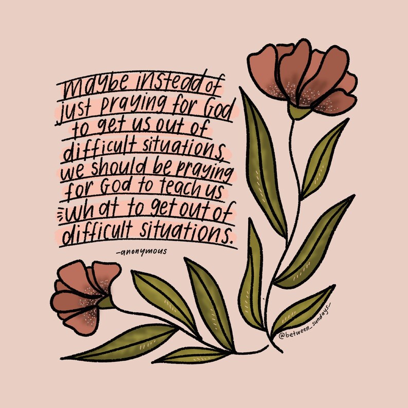 Pray Print - Etsy