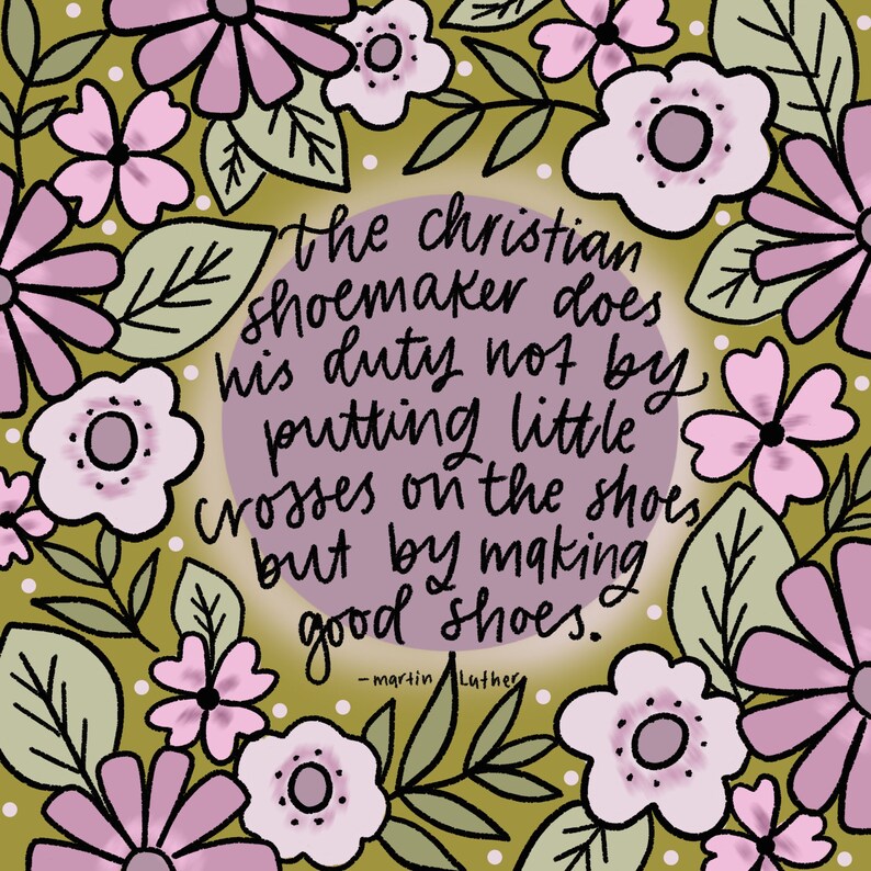 Shoemaker Print - Etsy