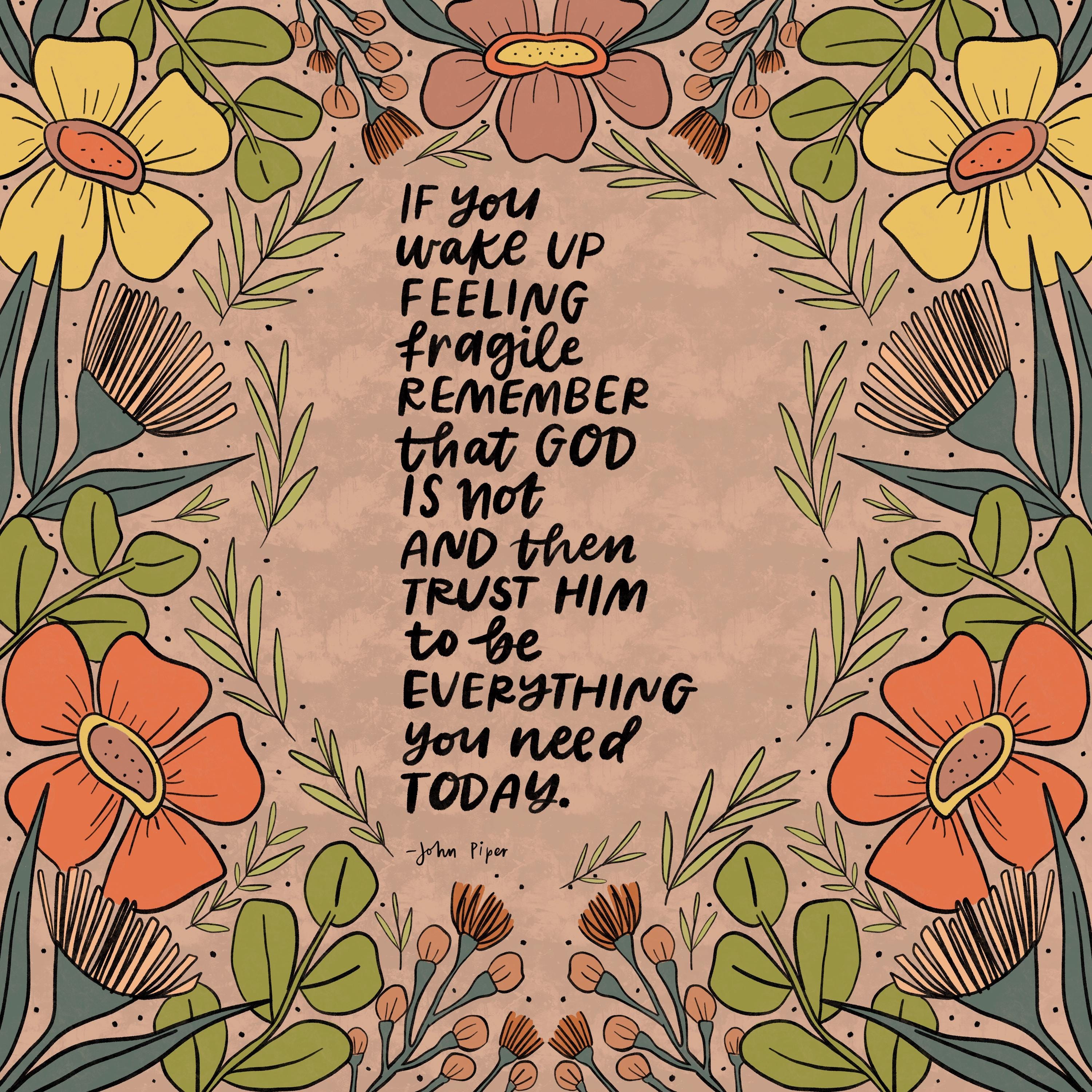Trust God Print - Etsy